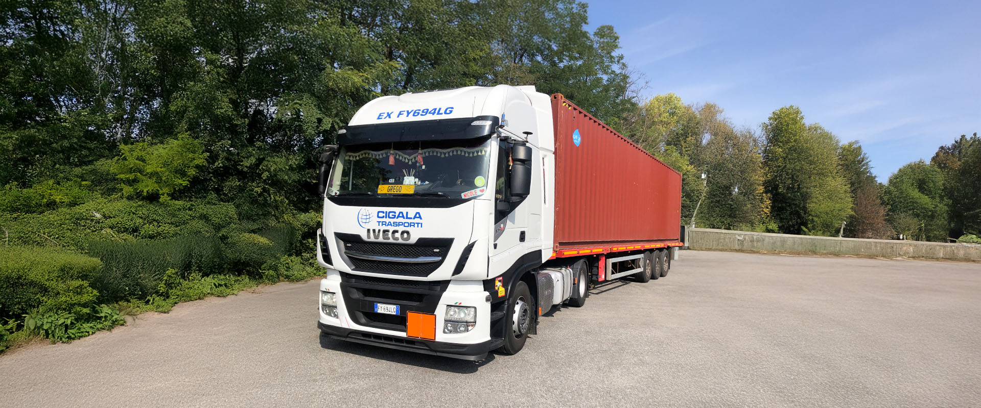 Trasporto di container Classe ADR 1 e RINA | Cigala Trasporti